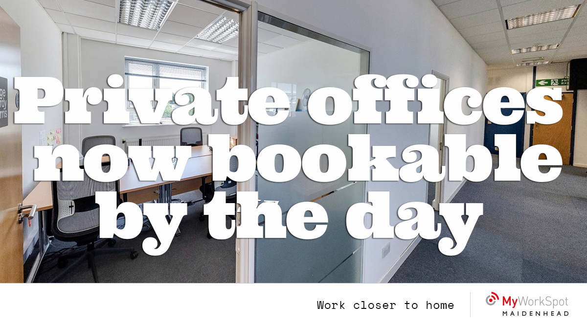Book a private office by the day - MyWorkSpot