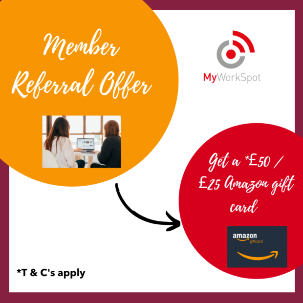 Want to work with your friends at MyWorkSpot AND get rewarded ...